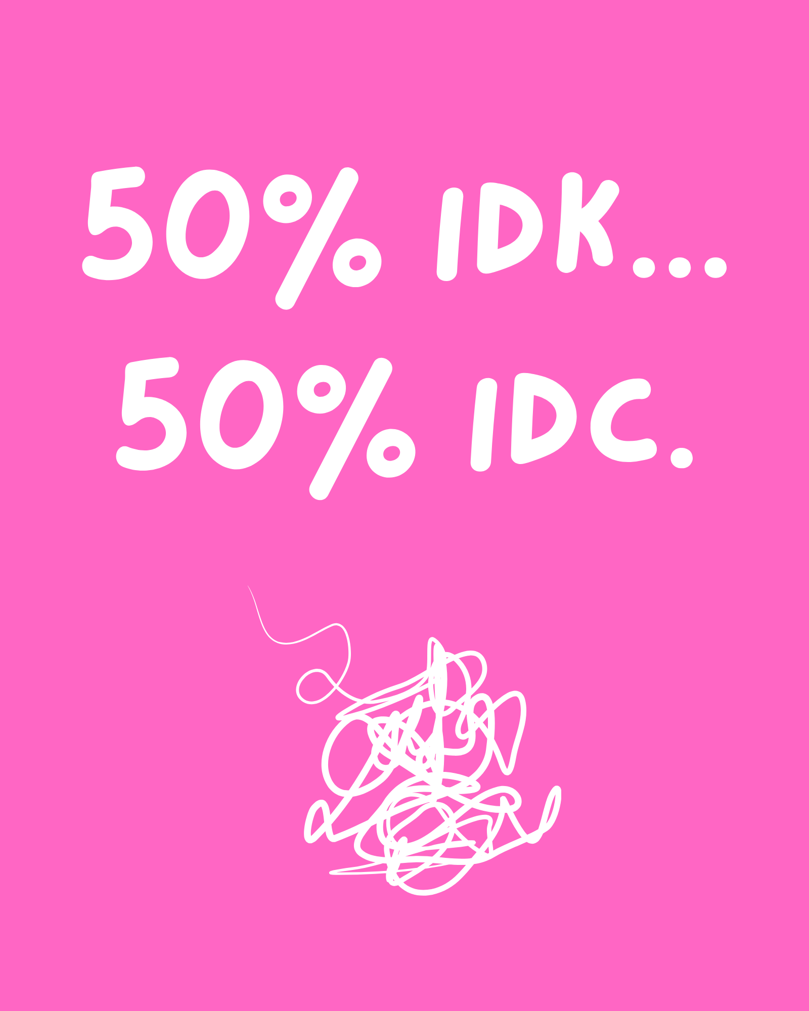 idk... idc. printable home decor – drollery