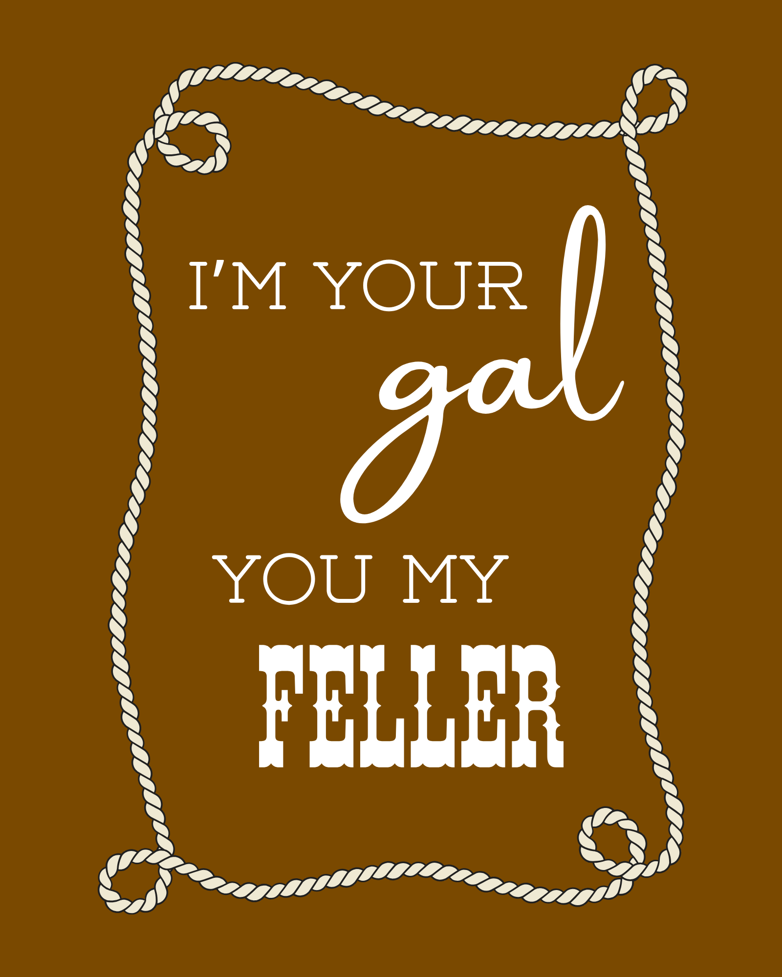 gal + feller printable home decor – drollery